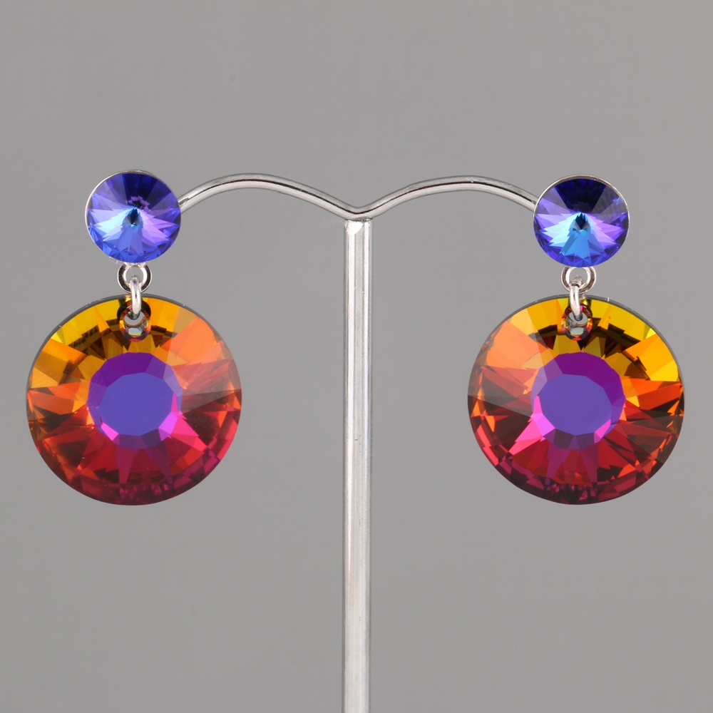 Náušnice Swarovski Elements Volcano - kombinujte II swarovski volcano ...