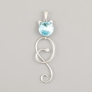 Přívěsek KOČIČKA BERTIČKA pro Rivoli Swarovski 10mm - Top-koralky.cz